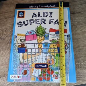 Aldi | Office | Aldi Super Fan Adult Coloring And Activity Book | Poshmark